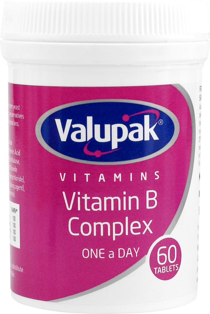 Valupak Vitamin B Complex One a Day Tabs - HubPharm Africa